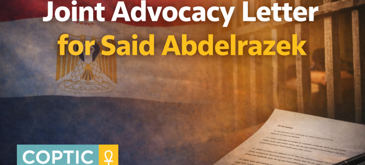 Coptic Solidarity Leads Joint Advocacy Letter for Said Abdelrazek ...