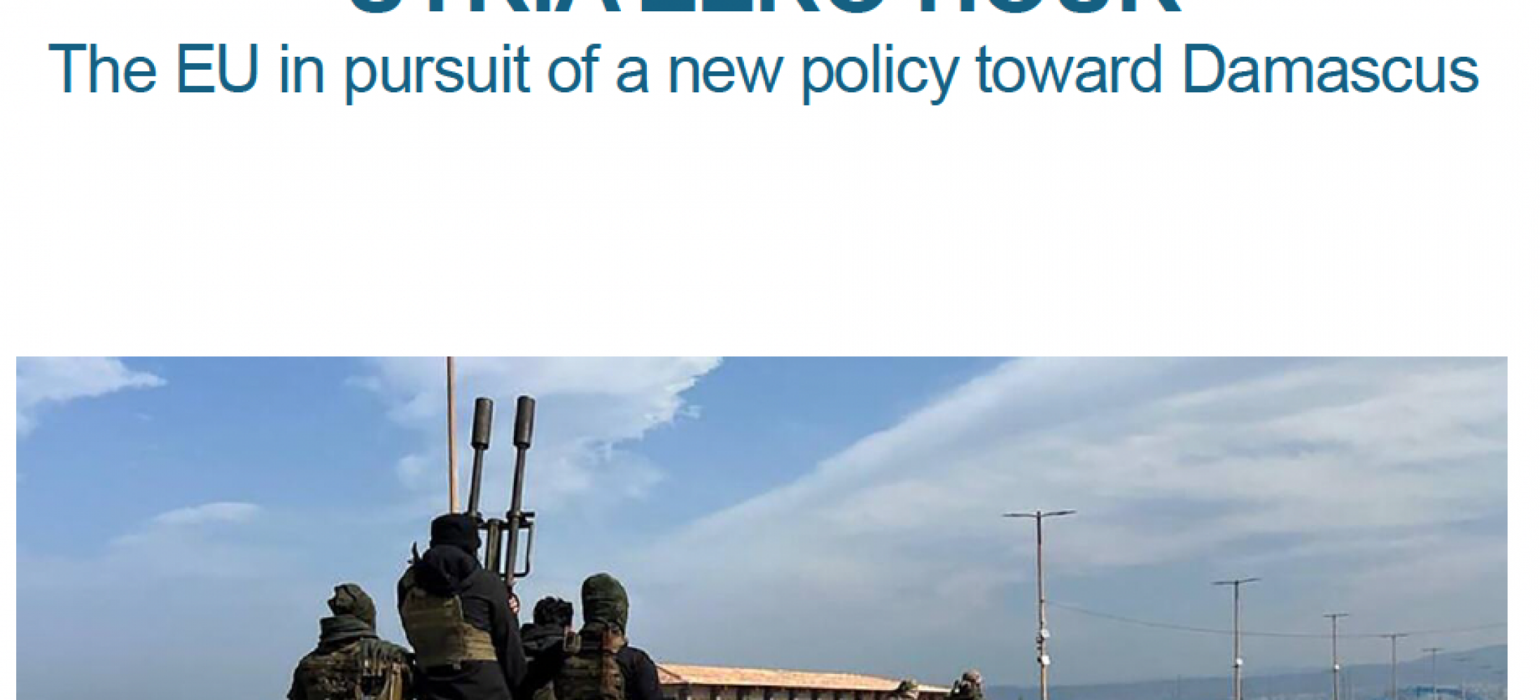 Syria at Zero Hour: The EU’s Dilemma in Post-Assad Damascus - Coptic ...